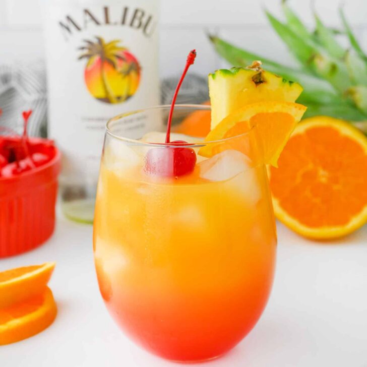 Malibu Sunset Cocktail