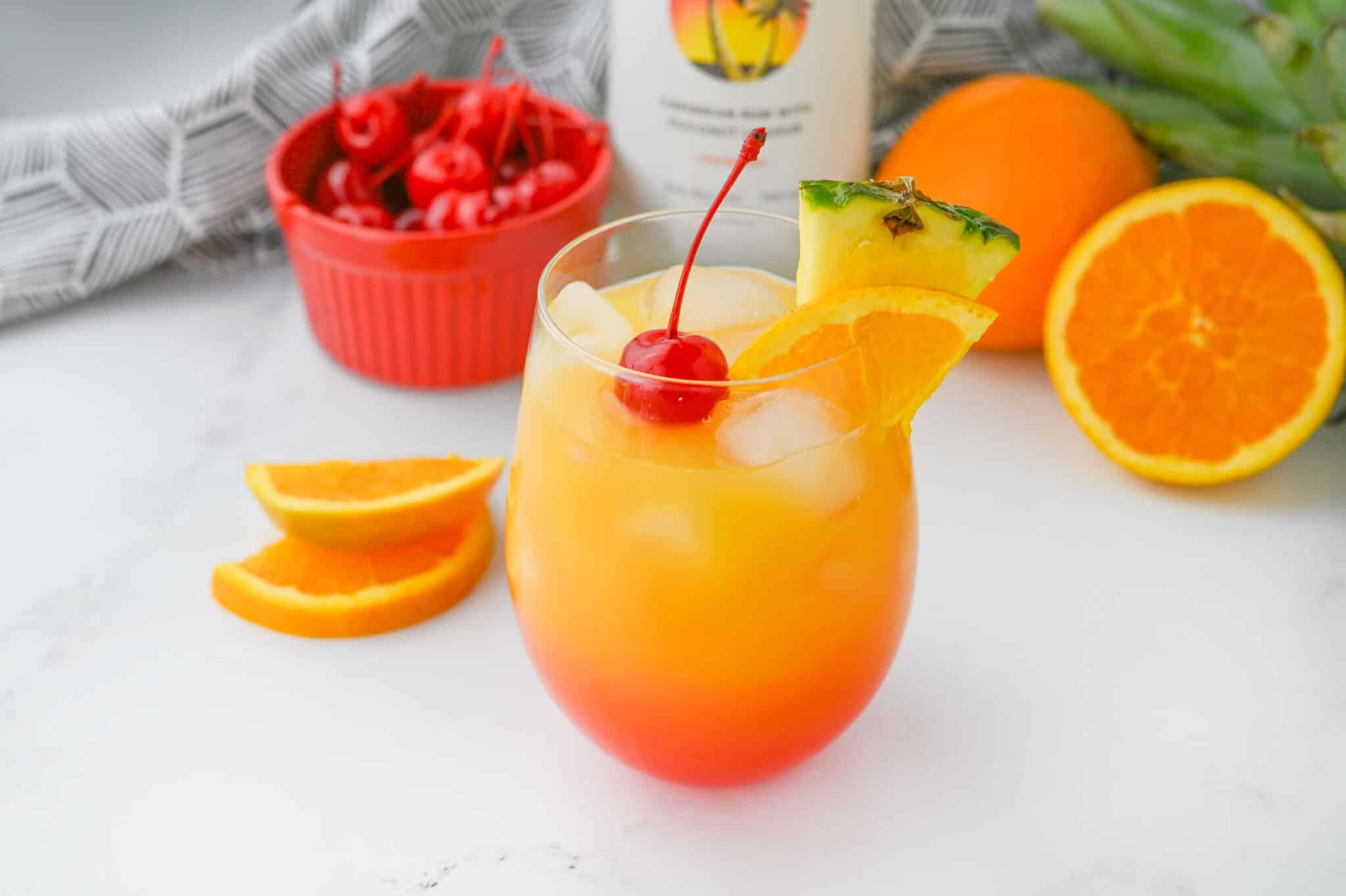 Malibu Sunset Cocktail