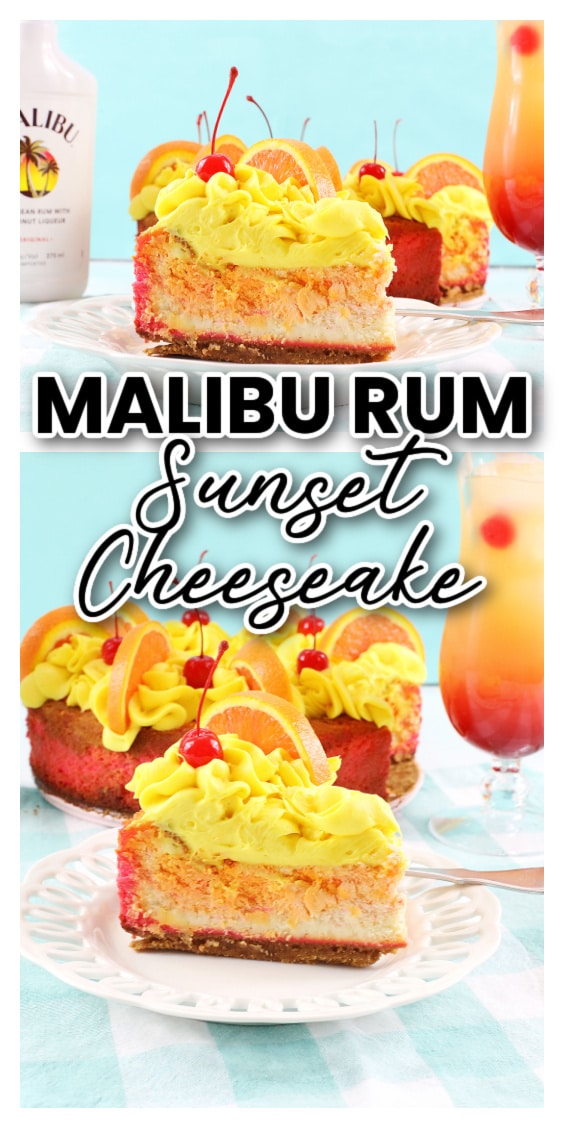 Malibu Sunset Cheesecake