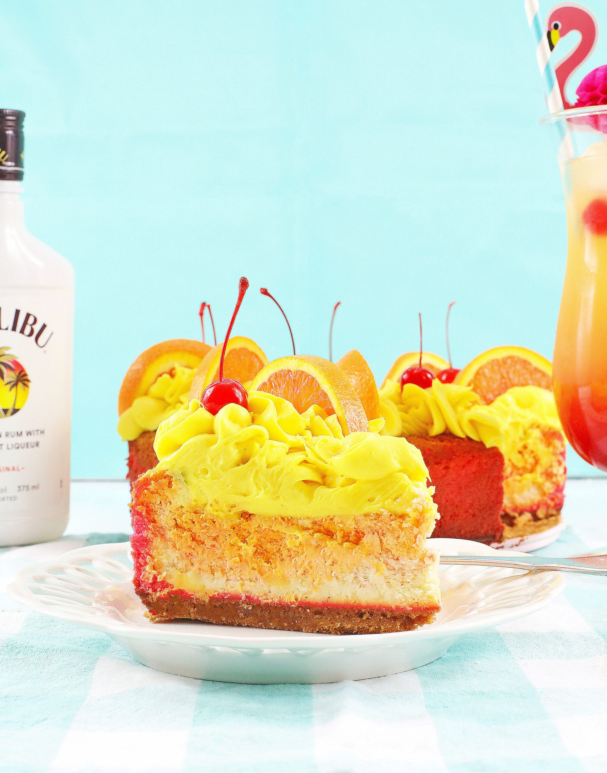 Malibu Sunset Cheesecake