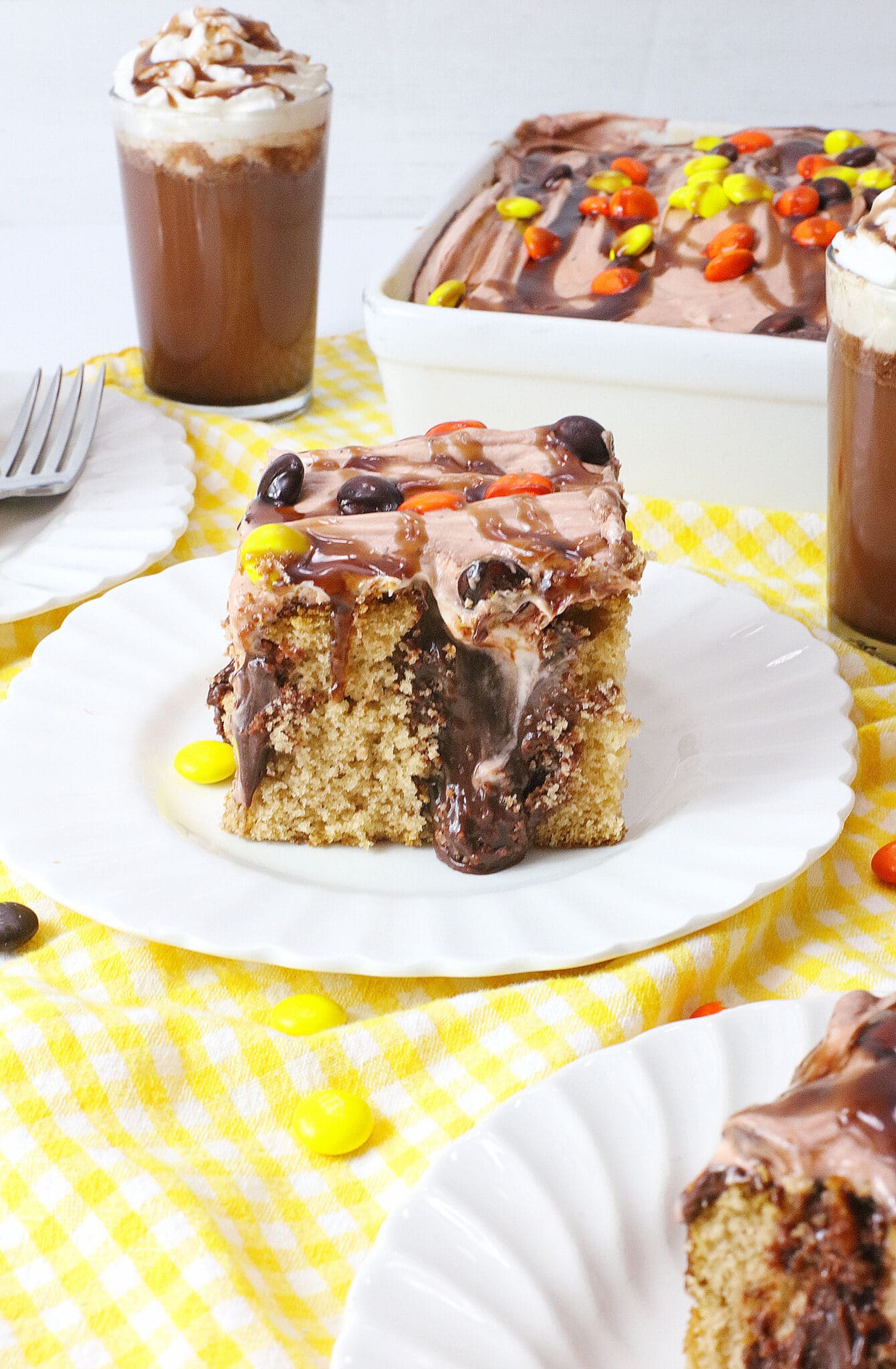 Reese's Poke Cake