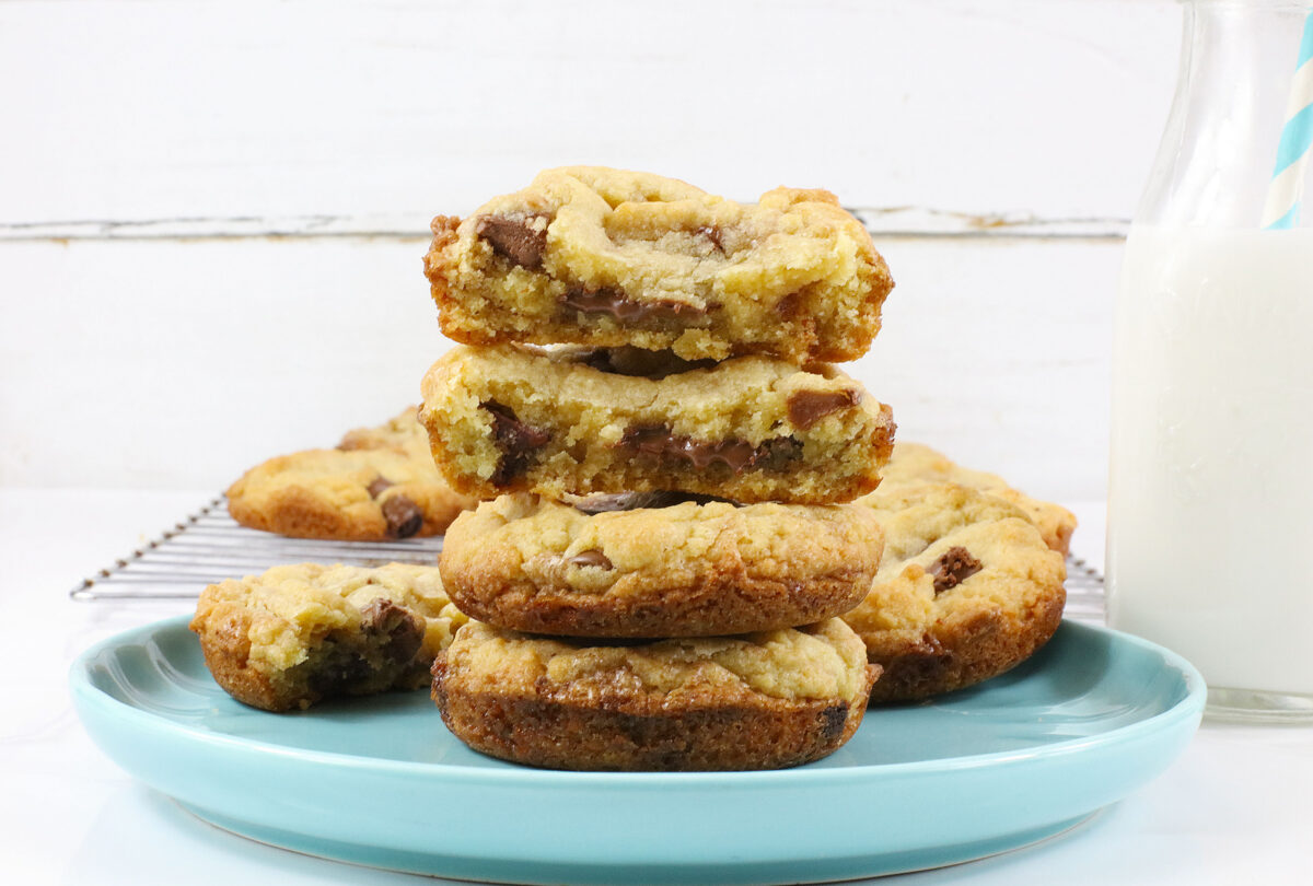 Deep Dish Chocolate Chip Cookies