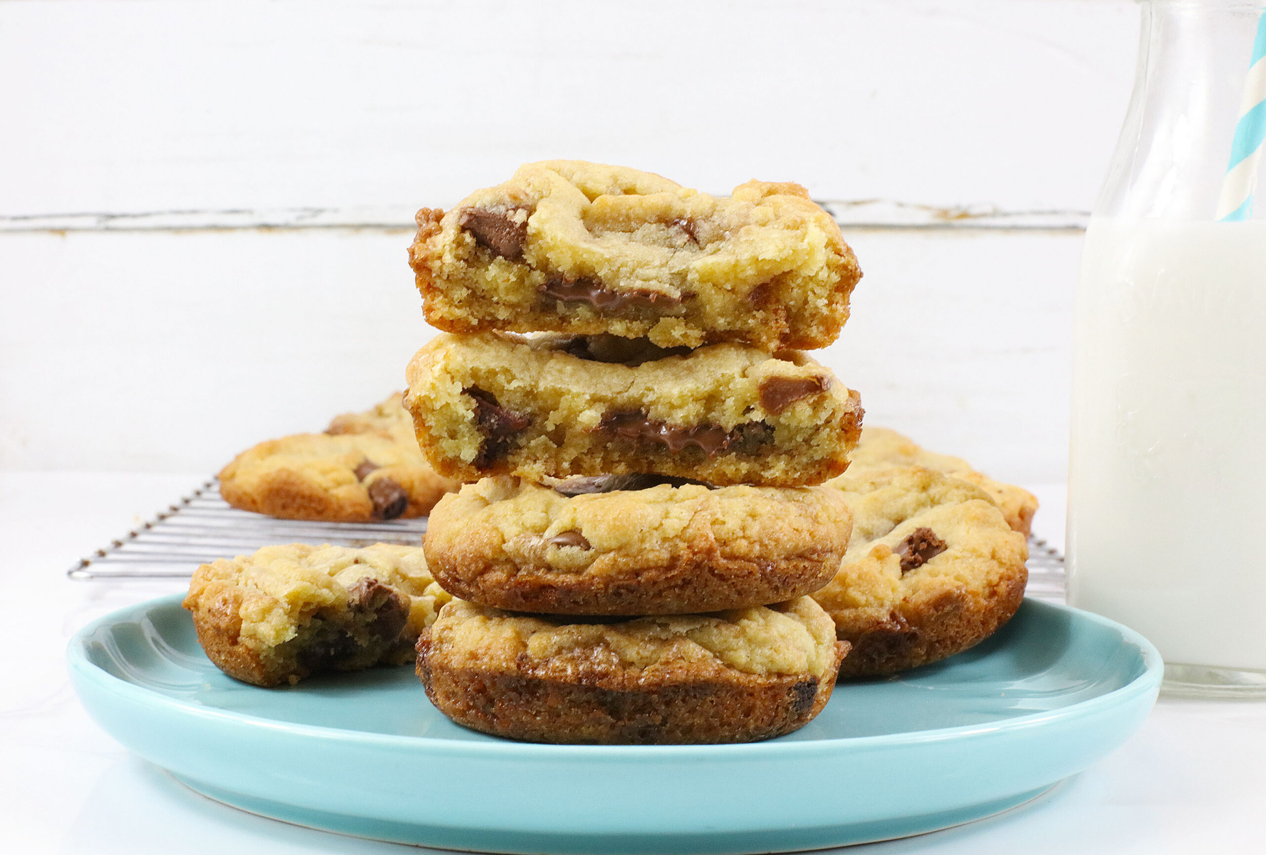 Deep Dish Chocolate Chip Cookies