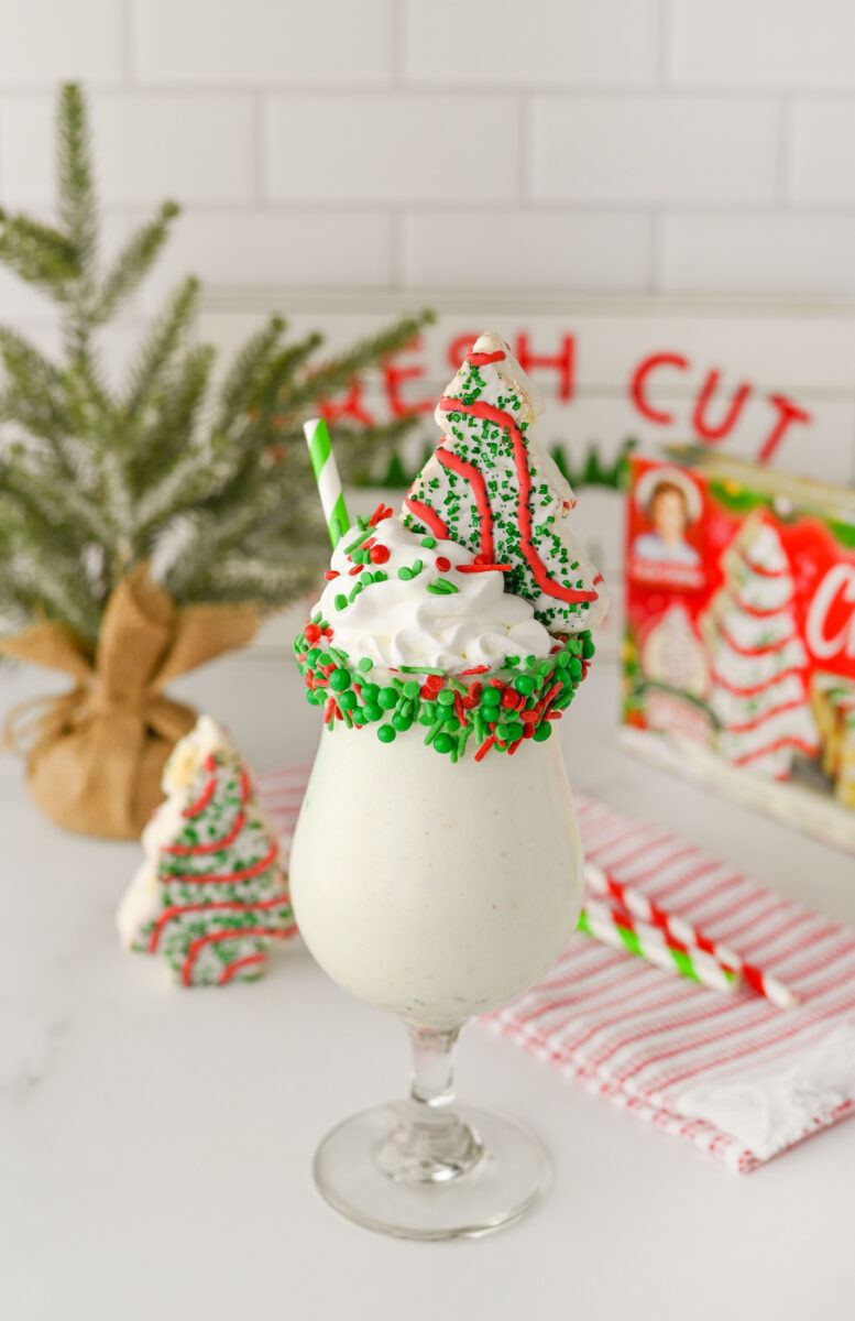 Christmas Tree Cake Milkshake