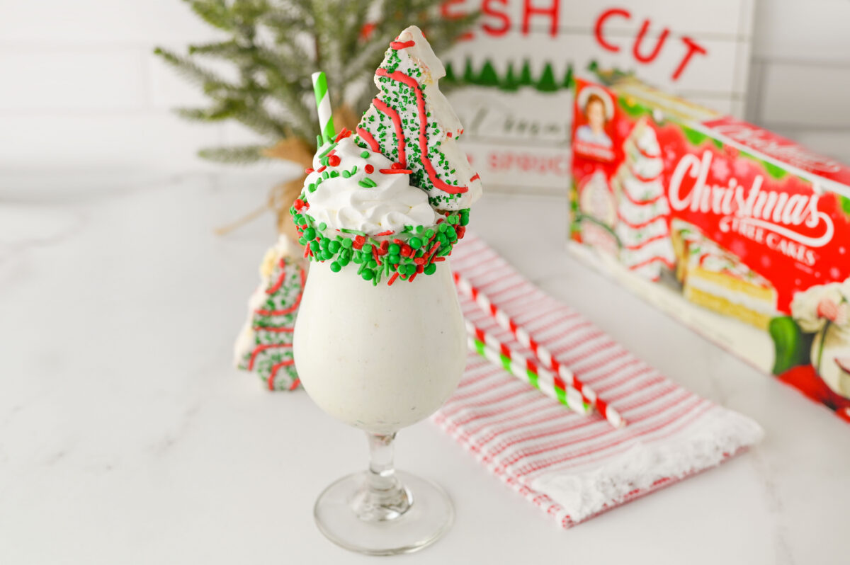 Christmas Tree Cake Milkshake